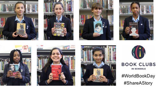 Give a Book drops in on a school book club • Give a Book